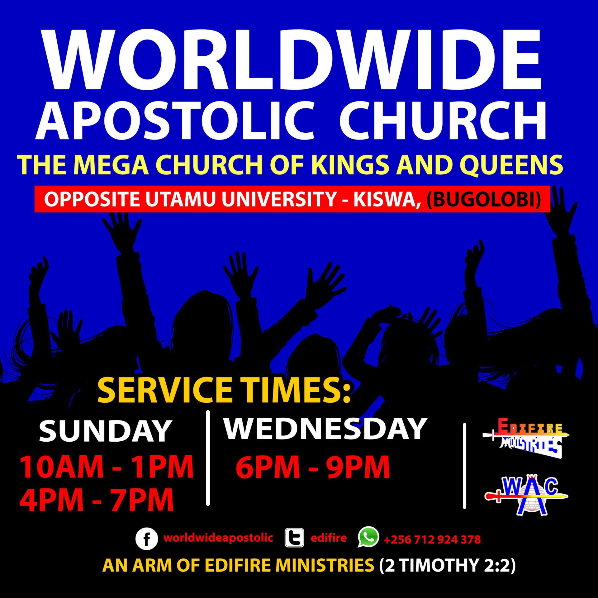 About Worldwide Apostolic Church - Edifire Ministries